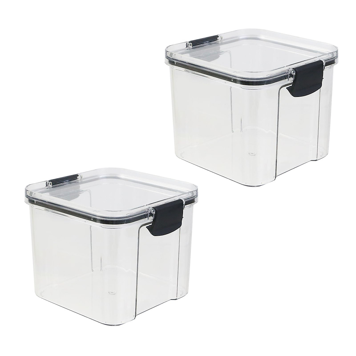 Geesatis 2 Pcs Food Storage Containers with Lid, 24oz Meal Prep Container Set, for Kitchen Organizers and Storage Container