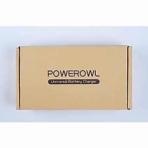 POWEROWL 4-Pack Rechargeable AAA Batteries with Charger, High Capacity Low Self Discharger NiMH Triple A Battery
