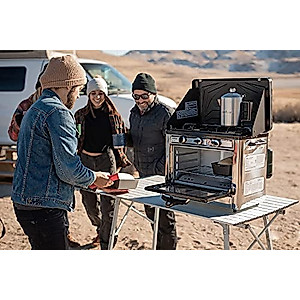 Camp Chef Outdoor Camp Oven, Dimensions with handles: 15 in. L x 25 in. W x 18 in. H