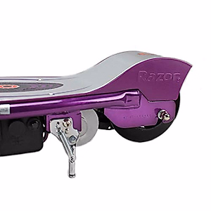 Razor E100 Kids Ride On 24V Motorized Powered Electric Scooter Toy, Speeds up to 10 MPH with Brakes and Pneumatic Tires, Purple