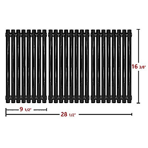 Hongso 16 3/8" Grill Grates for Dyna glo DGF510SBP, DGF510SSP, DGF510SSP-D, Uniflame GBC1059WB, GBC1059WE-C, Cooking Grid for Backyard Grill BY12-084-029-98,Other Gas Grill Models,PCA343