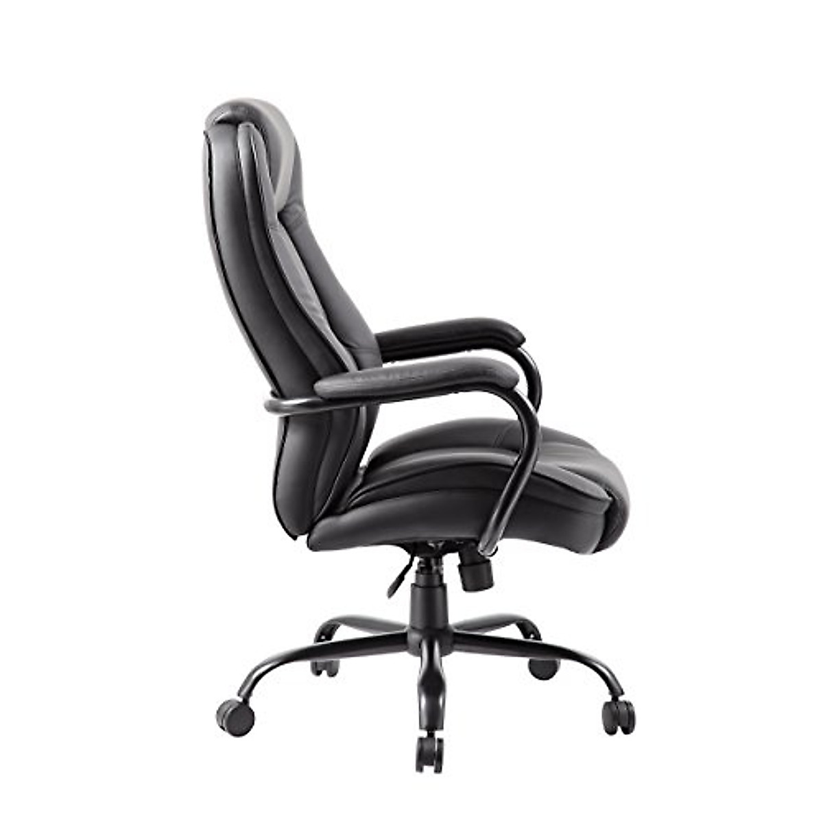 Boss Office Products Heavy Duty Executive Chair with 350lbs Weight Capacity in Black