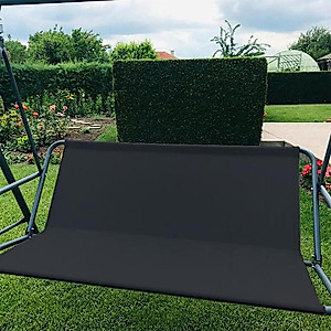 Swing Seat Replacement Canopy Chair Replacement, Swing Replacement Seat & Back Support,Suitable for Outdoor Terrace Garden Rocking chairsSeat Bench Cover,Waterproof Heavy Duty 600D Oxford Fabric (Col