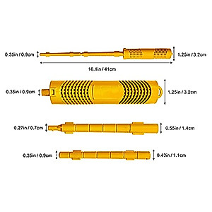 Joepoe SPA Mineral Stick Parts,Hot Tub Stick with 4 Months Lifetime Cartridge Universal for Hot Tub&Pool (Yellow,2-Pack)