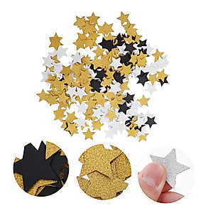 ERINGOGO 600 Pcs Confetti Fake Ice Cream Cone Desktop Decor Wedding Decor Dining Room Table Decor Table Scatter Wedding Embellishments Party Decoration New Sequins Paper Baby Metal Foil