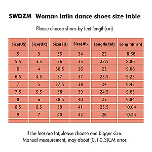 SWDZM Latin Dance Shoes Women Suede Sole Salsa Tango Ballroom Professional Practice Performance Dance Shoes,Heel-3.35'',YCL035 Gold 8 US
