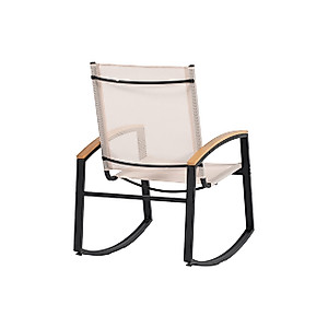 SPOFLYINN 3pcs Small Patio Glass Side Table Set Outdoor Conversation Chairs for Backyard, Balcony and Apartment Black As Shown One Size