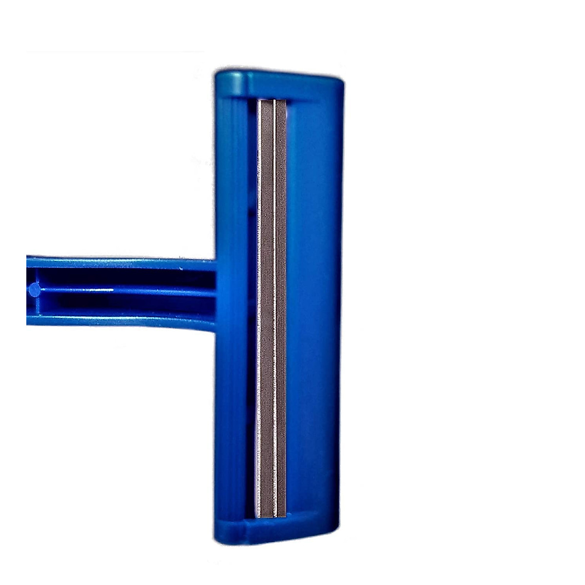 Disposable Twin Blade Razor [Pack of 100] Professional Blue Easy Grip Throw Away Single Use Body Shaving Razors for Silky Smooth Shave for Men and Women with Sensitive Skin – Home, travel, homeless