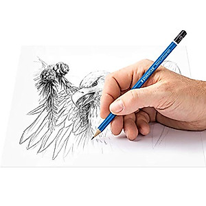 STAEDTLER Mars Lumograph Art Set | 6 Assorted Sketch Pencils For Drawing, Polymer Block Eraser and Metal Sharpener 61 100C8LU