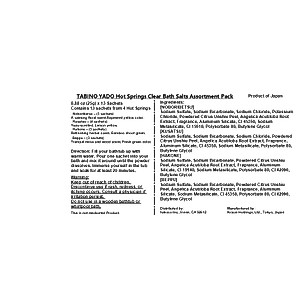 Tabino Yado Hot Springs Bath Salt Milky Assortment (4 kinds 13 Packets) & Clear Assortment (4 Kinds 13 Packets) Value Pack (Total 8 Kinds 26 Packs)