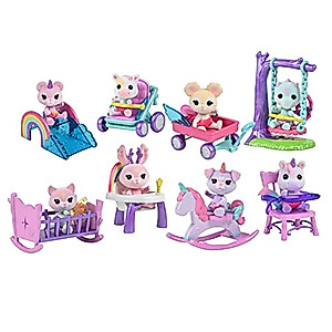 Sunny Days Entertainment Honey Bee Acres Rainbow Ridge Fantasy Collectible Toy Figure Series, Surprise Set Includes Flocked Poseable Figure with Accessory, Assorted Style, Great Gift for Girls 3+