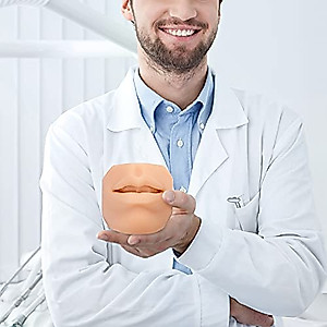 Ultrassist Soft Silicone Mouth Model for Practicing Suture, Silicone Flexible Model for Education Display, Rubber Mouth for Teaching Instructions