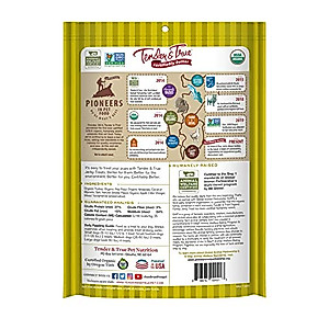 Tender & True Organic Turkey Jerky Treat, 4 oz bag
