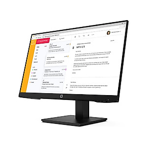HP P24h G4 FHD (1920 x 1080) Monitor, Display, HDMI and VGA Ports, Anti-Glare,Up to 16.7 Million Colors, Horizontal Viewing Angle 178° (Renewed)