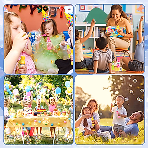 TOY Life 24 Bubble Bottles with Wands, Bubbles Party Favors for Kids, Bubble Bulk with Bubble Solution, Easter Goodie Bag Stuffers Wedding Birthday Summer Party Supplies, Outdoor & Indoor Activity