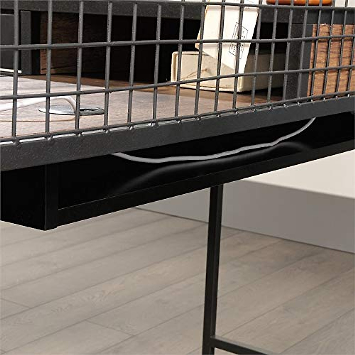 Sauder Boulevard Café L-Shaped Desk, Vintage Oak finish