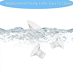 10pc Flange Inserts 13/15/17/19/21 mm,Compatible with S9/S9 Pro /S10/S12 Wearable Breast Pump,Breast Pump Flange Insert,Silicone Flange Insert,Nipple Flange Insert, Pump Flange Insert