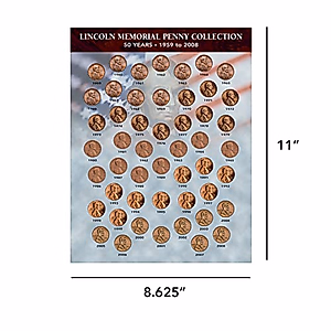 American Coin Treasures American Coin Treasures Lincoln Memorial Penny Collection 1959-2008 Novelty