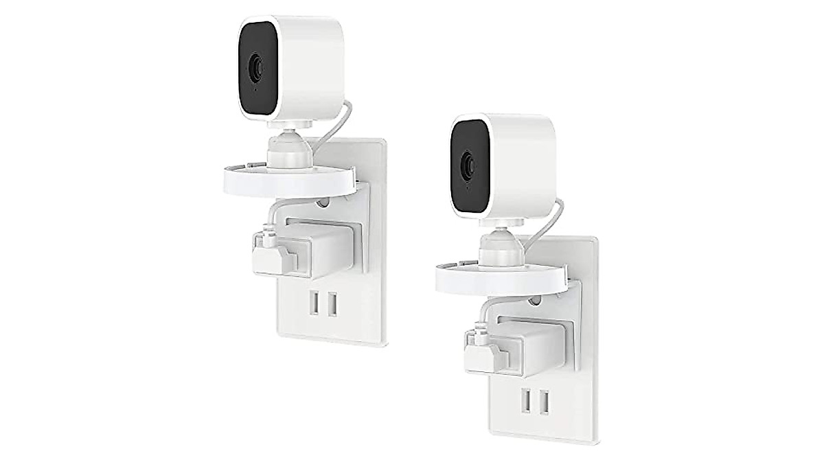 VOMENC Blink Mini Outlet Wall Mount: 360° Swivel, No Wires!