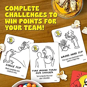 Big Potato Chicken vs Hotdog: The Ultimate Challenge Party Game for Flipping-Fun Families, Board Game for Game Nights