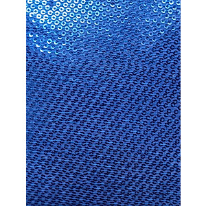 KVR Women Sparkly Glitter Clutch Hobo Evening Party Club Bridal Elegant Handbag (10 inch x 6.5 inch, Sequin- Blue)