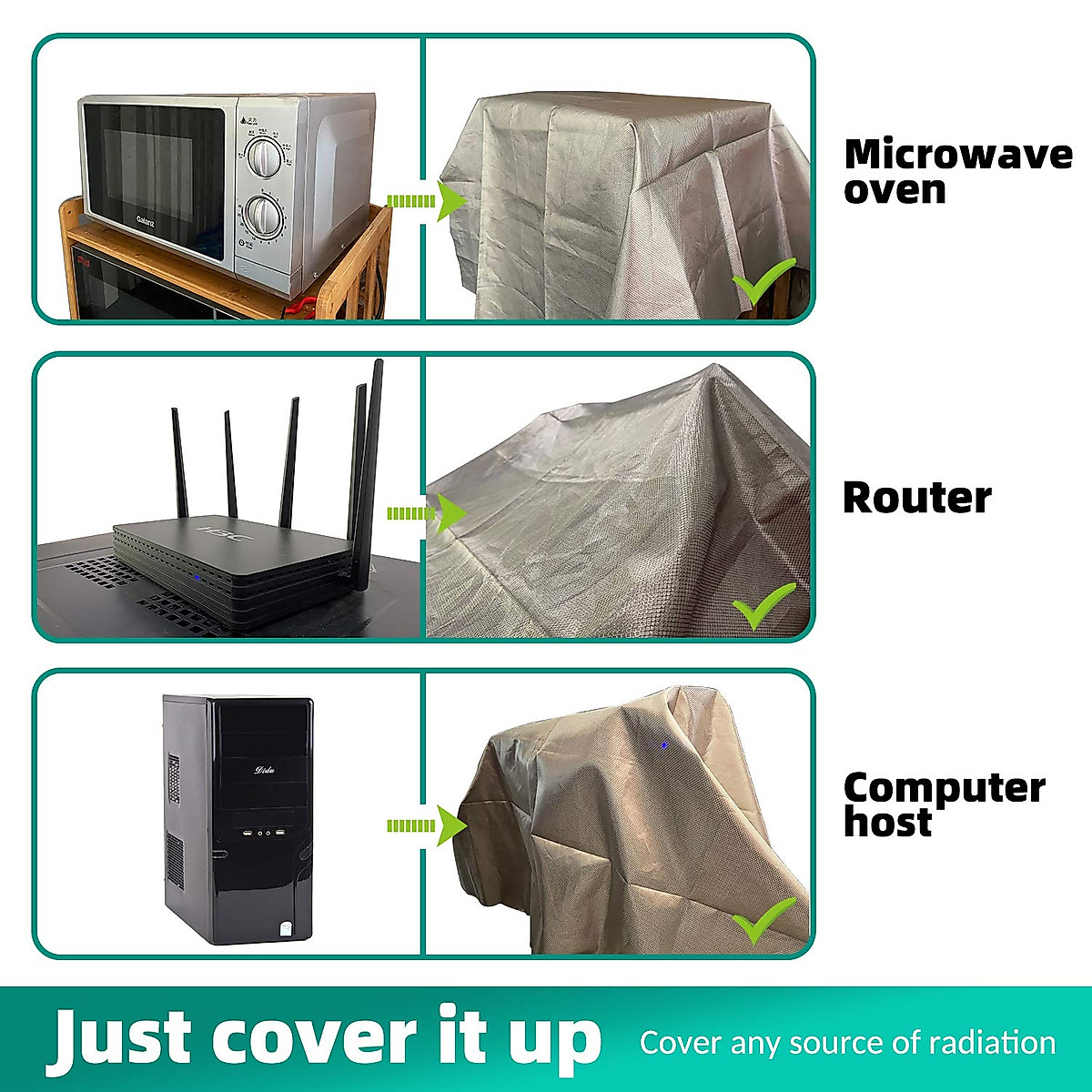 Cooper Fabric, 43×108 inch, Copper/Nickle Faraday Cage, Military Grade Signal Fabric 3 Yards