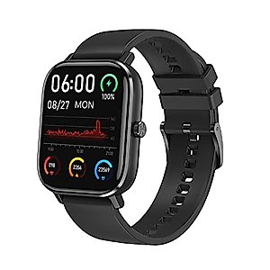 Keyouby Smart Watch,Compatible Android Phones and iPhone,1.75" LCD Screen Smartwatch with Heart Rate and Sleep Monitor,IP67 Waterproof Activity Tracker with Pedometer,Fitness Watche for Men