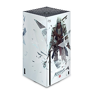 Head Case Designs Officially Licensed Assassin's Creed Connor III Graphics Matte Vinyl Sticker Gaming Skin Decal Cover Compatible with Xbox Series X Console
