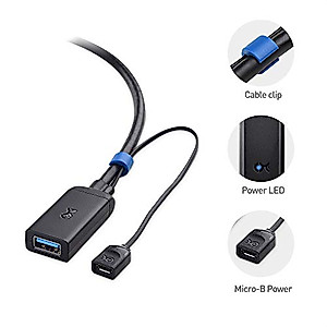 Cable Matters Active USB Extension Cable 32.8 ft / 10m (USB 3.0 Extension Cable Male to Female) Gender Changer with Signal Booster for Oculus Rift S, HTC Vive, Valve Index, Webcam and More