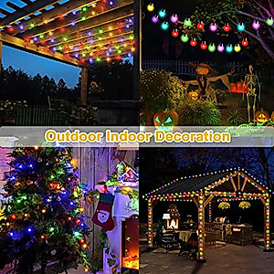 HegangNiu Smart Globe Christmas Lights Outdoor 30FT 26 LED, Smart Voice & WiFi App Controlled,Waterproof Color Changing String Lights for Yard,Garden,Wedding,Holiday Party,Valentine's Day Decorations