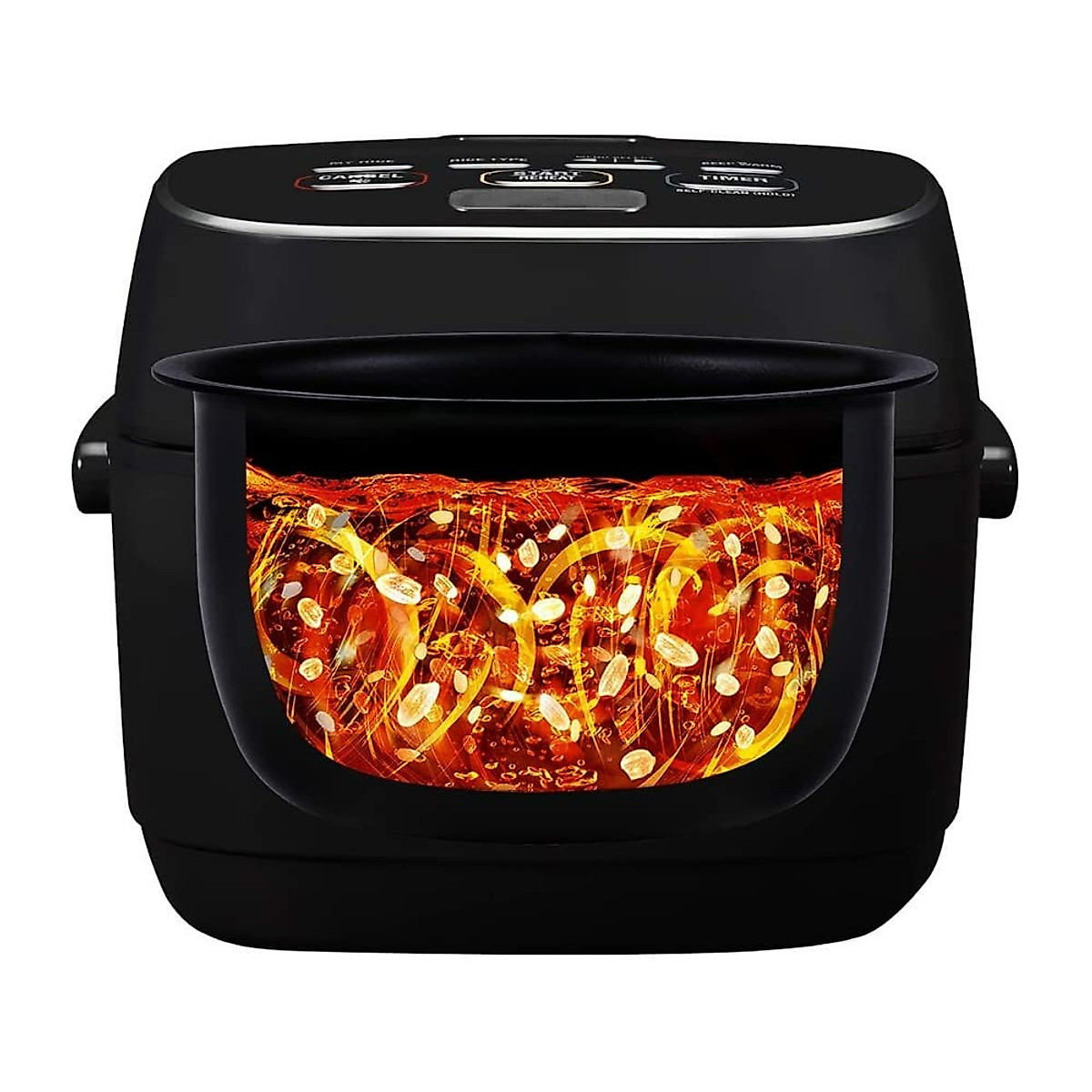 Zojirushi NW-JEC18BA Pressure Induction Heating, Rice Cooker and Warmer, 10-Cup Bundle with Rice Washing Bowl, Spatula, and 12 Piece Knife Set (4 Items)