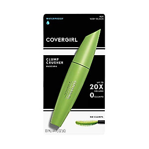 COVERGIRL Clump Crusher Water Resistant Mascara by Lash Blast Very Black 825, 0.44 Ounce (packaging may vary)