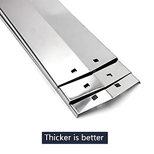 Hongso Grill Parts for Chargriller 5050, 3001, 3008, 3030, 4000, 2121, King Griller 3008 5252, Grill Grates and Heat Plates Included, Set of 3