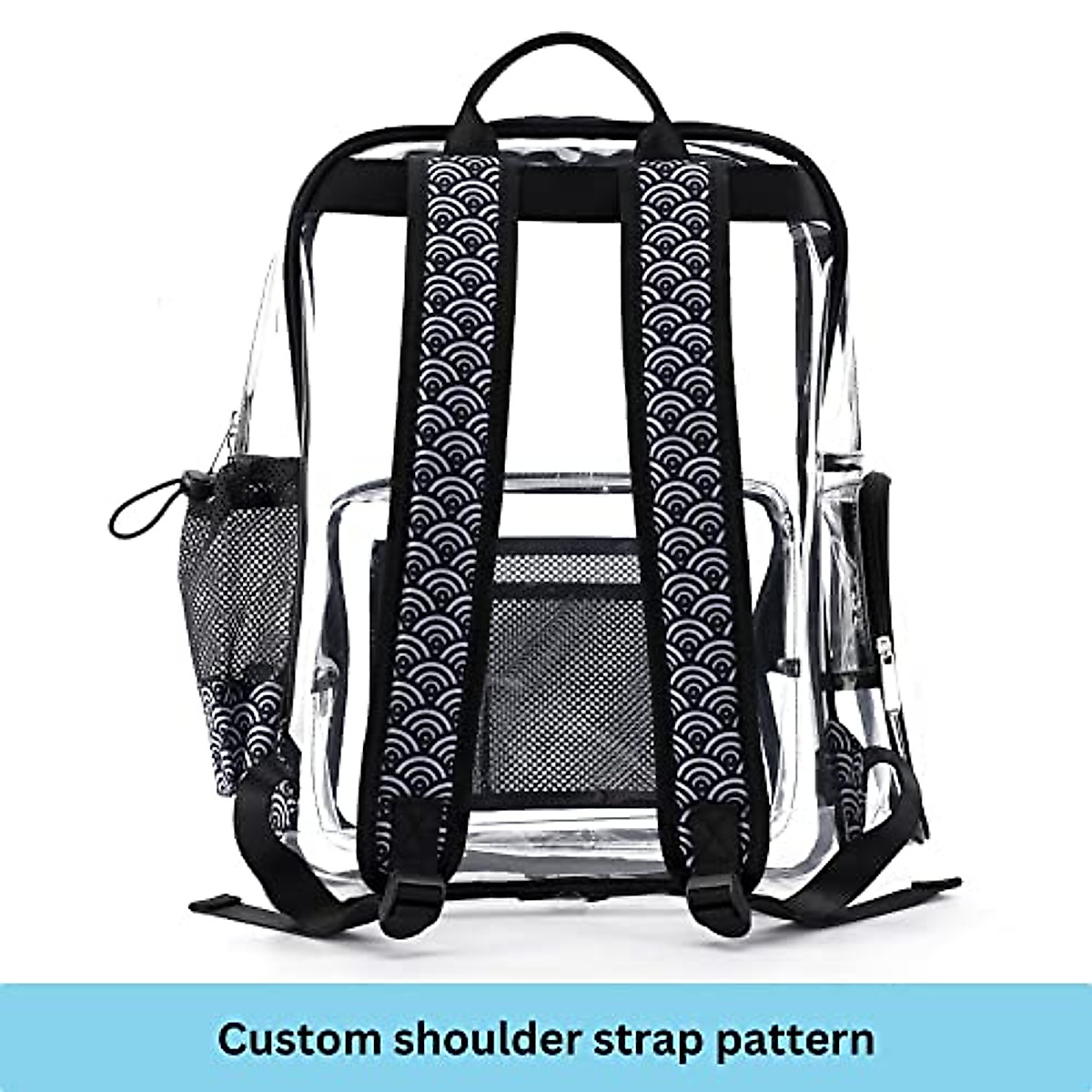 Extra Heavy Duty Clear Backpack, Transparent School Book Bag Boys and Girls, Thick Laptop Bags for for Adults, TPU Bookbags