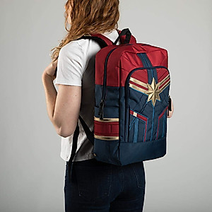 Marvel Captain Marvel Padded Strap Laptop Backpack Bookbag