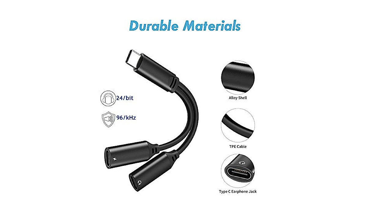 AD ADTRIP USB C Splitter – Charge & Listen Simultaneously