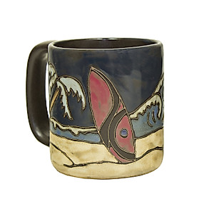 Mara Stoneware Mug - Surfer - 16 oz (1)