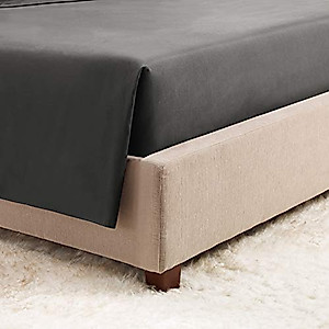 Empyrean Queen Sheets - 4 PC Super Soft Bed Sheets Queen Size - Double Brushed Microfiber Queen Size Sheets - Hotel Luxury Charcoal Grey Queen Bed Sheets Set, with 4 Corner Elastic Straps