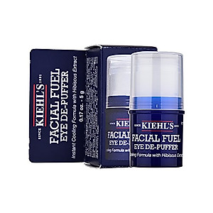 Kiehl's Facial Fuel Eye De-Puffer for Men, 0.17 Ounce