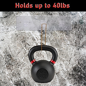 4 Pack Shower Caddy Adhesive Replacement Transparent Shower Shelf Adhesion Stickers Strong Hook Strip Waterproof No Drilling Organizer for Soap Holder, Kitchen Racks