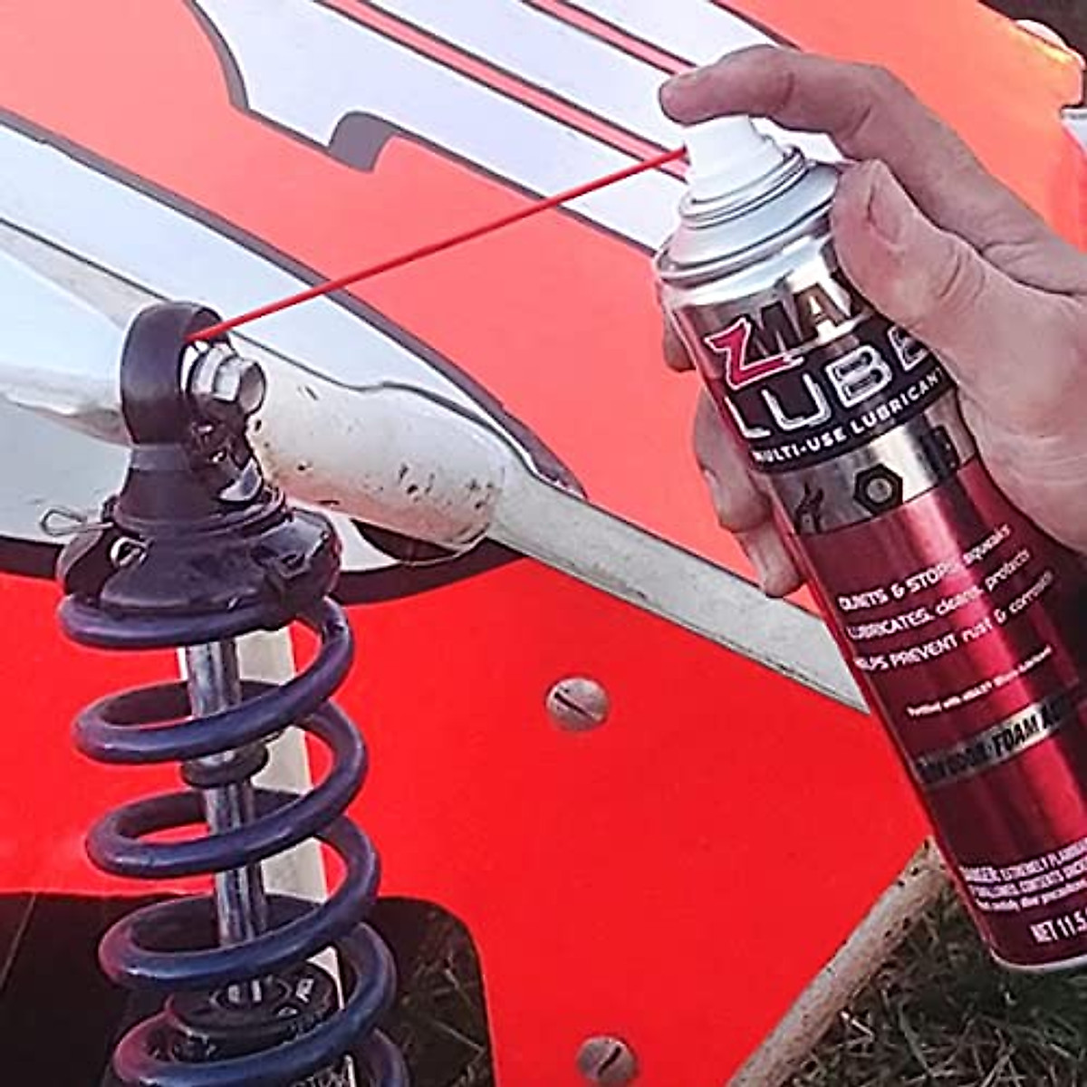 zMAX 58-112 - Multi-Use Lube 2-Pack - Easy to Use Aerosol Spray - Lubricates, Cleans and Protects Metal - Prevents Rust & Corrosion - Quiets & Stops Squeaks - Auto-Home-Commercial - 2 cans, 11.5 oz.