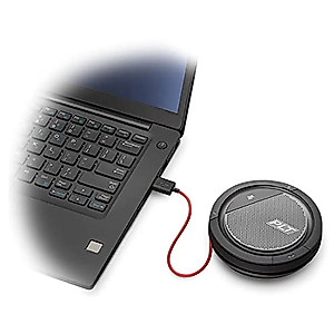 Poly - Calisto 3200 Wired Speakerphone (Plantronics) - Personal Portable Speakerphone for Conference Calls- USB-A Compatible - Connect to your PC/Mac - Works with Teams, Zoom & more