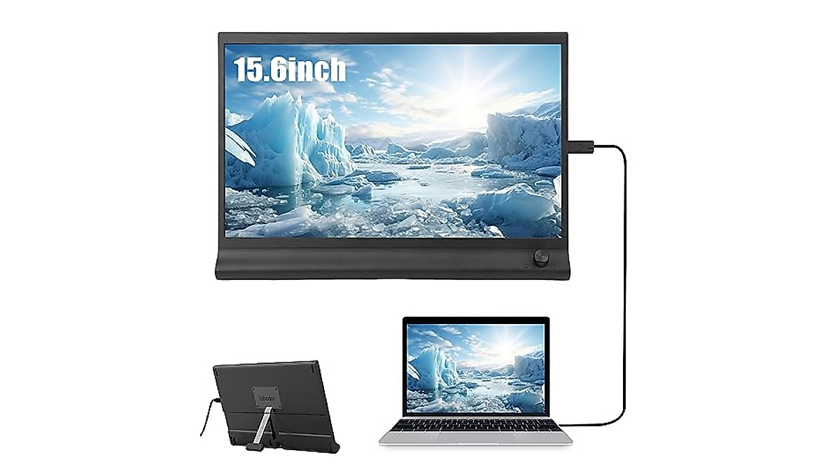 emlovosy 15.6-inch FHD IPS Laptop Expansion Screen 1080P High Clarity ...