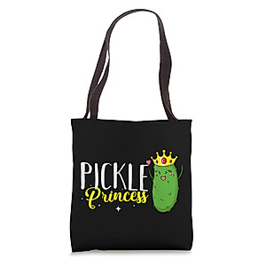 Pickle Princess Gift Dill Pickle Cucumber Tote Bag