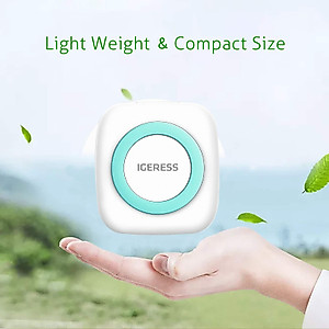 IGERESS Mini Printer, Wireless Bluetooth Pocket Thermal Printer, Sticker Printer, Portable Notes Picture Printer Receipt Paper Printer Compatible with iOS and Android