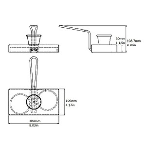 Rattleware Stainless Steel Egg Rings - Commercial-Grade, Even Cooking, Heat-Resistant Handle, Ideal for Frying Eggs - Durable & Trusted by Professional Chefs Worldwide (2 Ring Set)