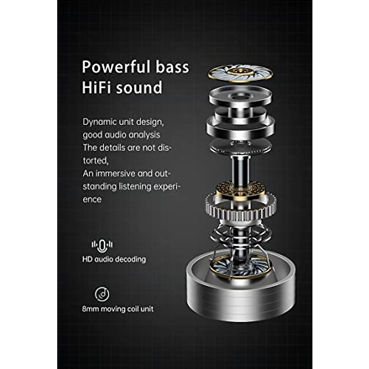 proQual M31-A Wireless Earphone in-Ear Low Latency Mini Stereo Sound Bluetooth-Compatible 5.2 Earbud for Gaming Bluetooth-Compatible