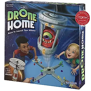 Drone Home — First Ever Game with a Real, Flying Drone — Great, Family Fun — for 2-4 Players — for Ages 8+