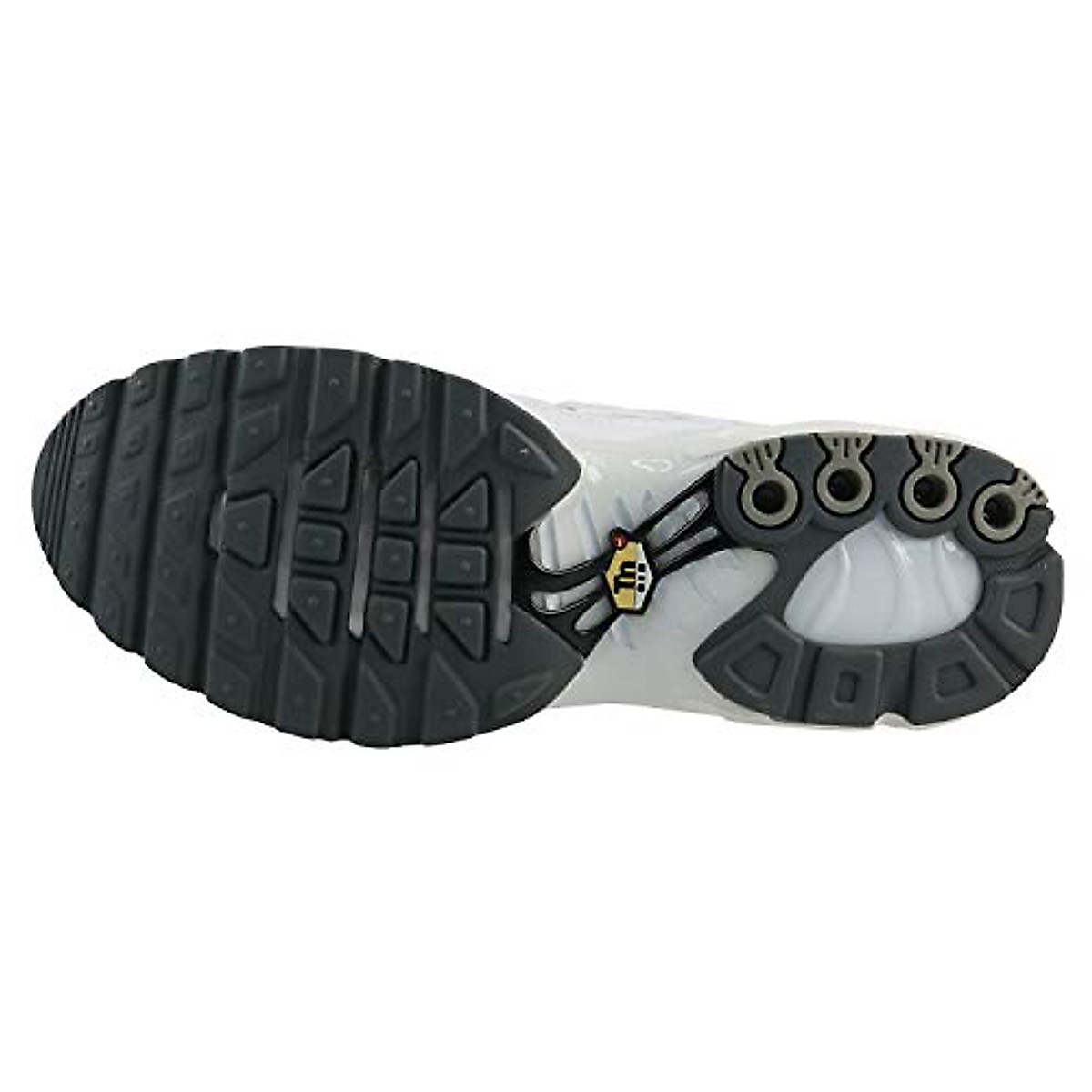 Nike Men's Air Max Plus Triple White, White/White/Black/Cool Grey, 11