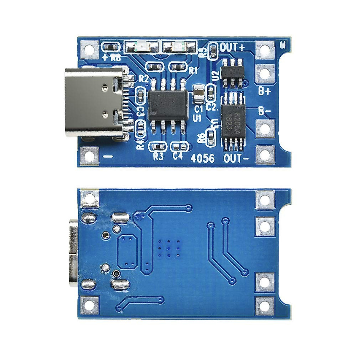 diymore 5pcs TP4056 Type-C USB 5V 1A Battery Charger Module Charging Board with Dual Protection Functions